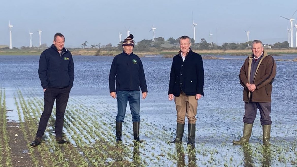 IFA President Visits Farms in Wexford Hit by Christmas Day Floods ...