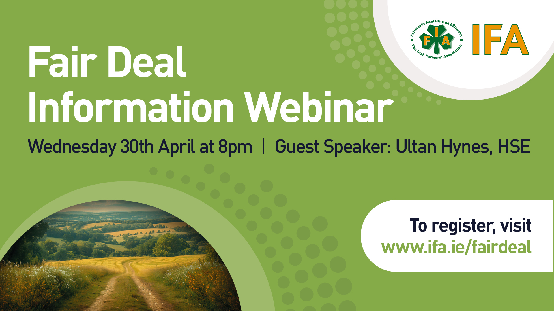 Information Webinar for Farmers on Fair Deal Scheme - Irish Farmers ...
